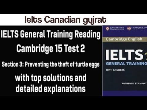 Cambridge IELTS 15 General Reading Test 2 Answer with ...ouTube ·Ielts Canadian gujrat
