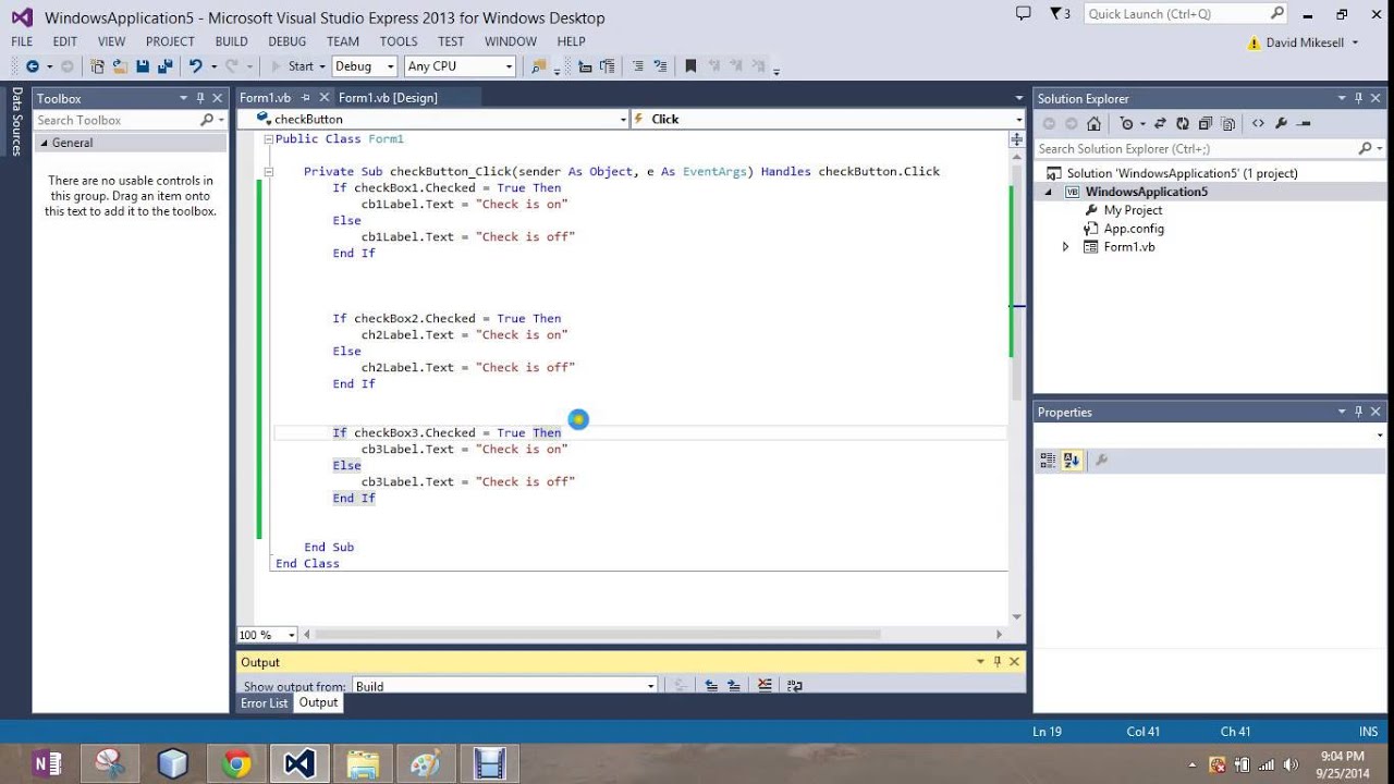Checkboxes in Visual Basic - Fun and Controlling Them