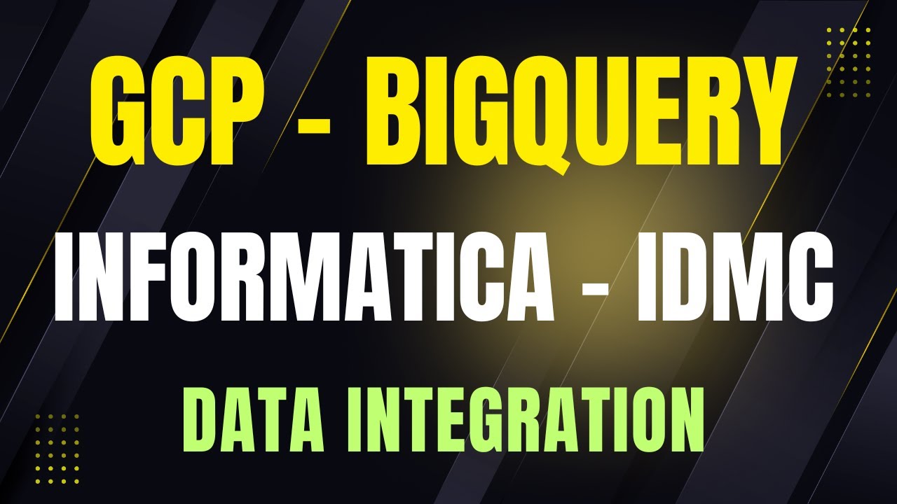 How to load data from Oracle to GCP Big Query by using Informatica IICS?