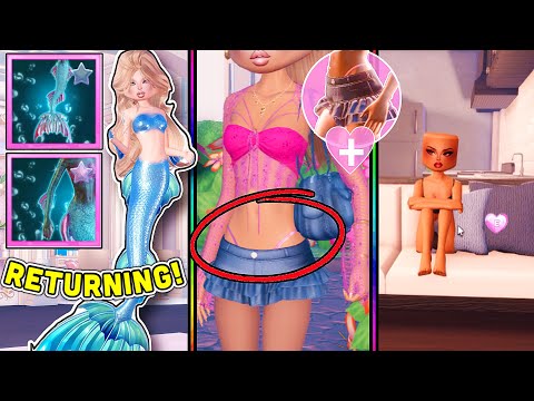 🚨*RARE* Mermaid Tail COMING BACK, & DTI MAP *LEAKED* For SUMMER UPDATE! | ROBLOX Dress to Impress