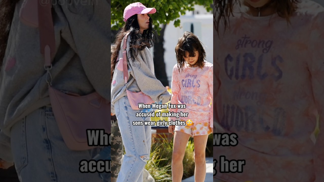When Megan Fox was accused of making her sons wear girly clothes 😭