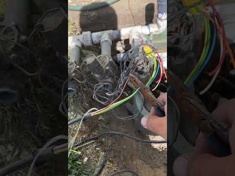 Sprinkler valve wiring tip