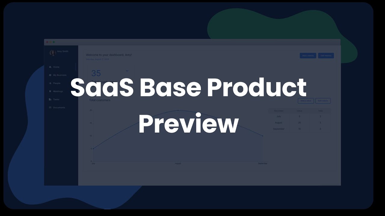 SaaS Base Product - Demo Video