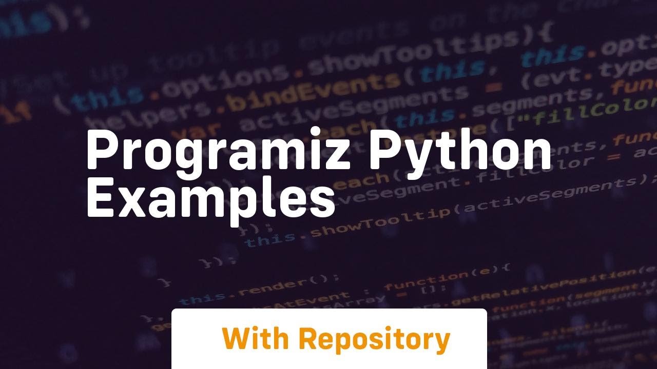 programiz python examples