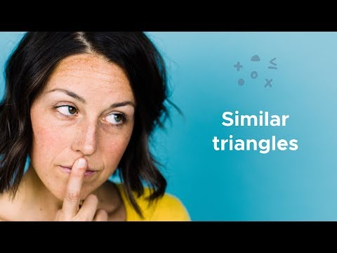 What are similar triangles?