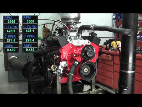 SBC 383CI 384HP 440 ft/lbs Factory Cast Iron Heads