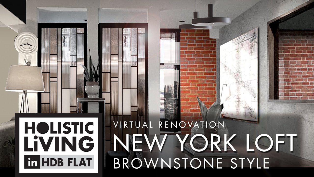 HOLISTIC LIVING IN HDB FLAT - New York City Loft Interior Design - Virtual home tour