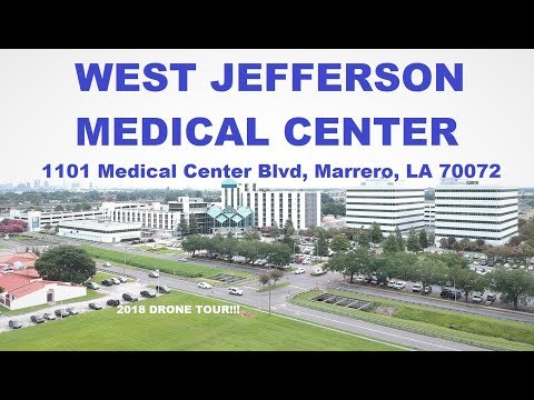 West Jefferson Medical Center Hospital Drone Tour - DJI Spark