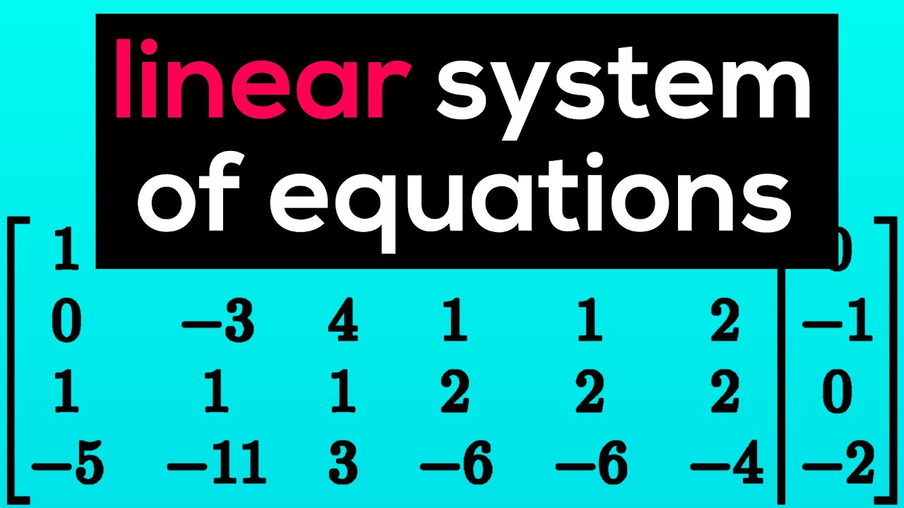 Solution Set of a Matrix and a Vector