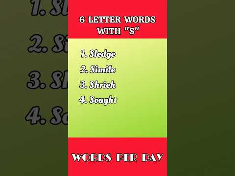 6 letter words starting with "S" #englishlearners #englishlearning #youtubeshorts
