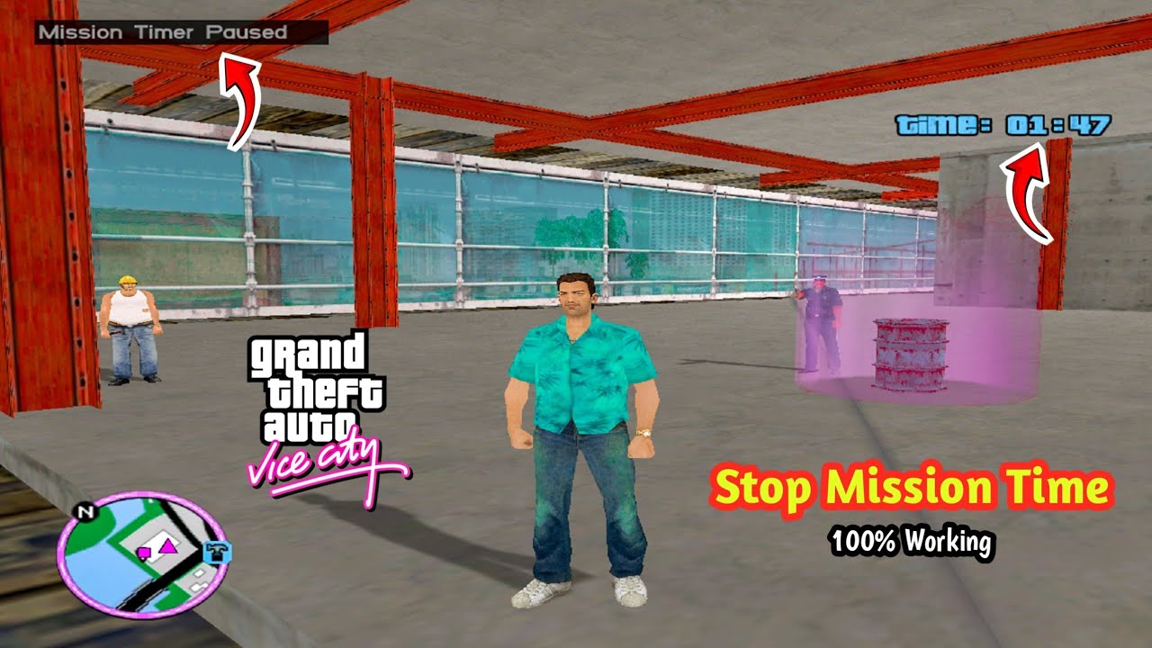 Stop Mission Timer Mod 1.0 - GTA: Vice City