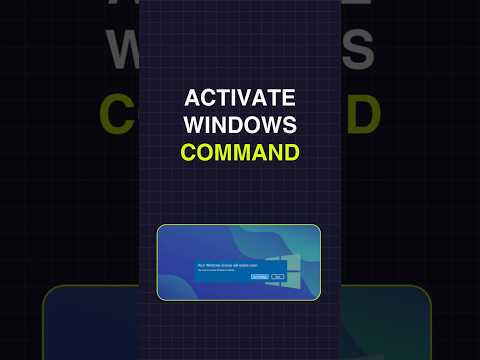 How to Activate Windows 10 with One Command | No Software Needed!