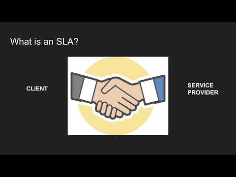 What is a Service Level Agreement?
