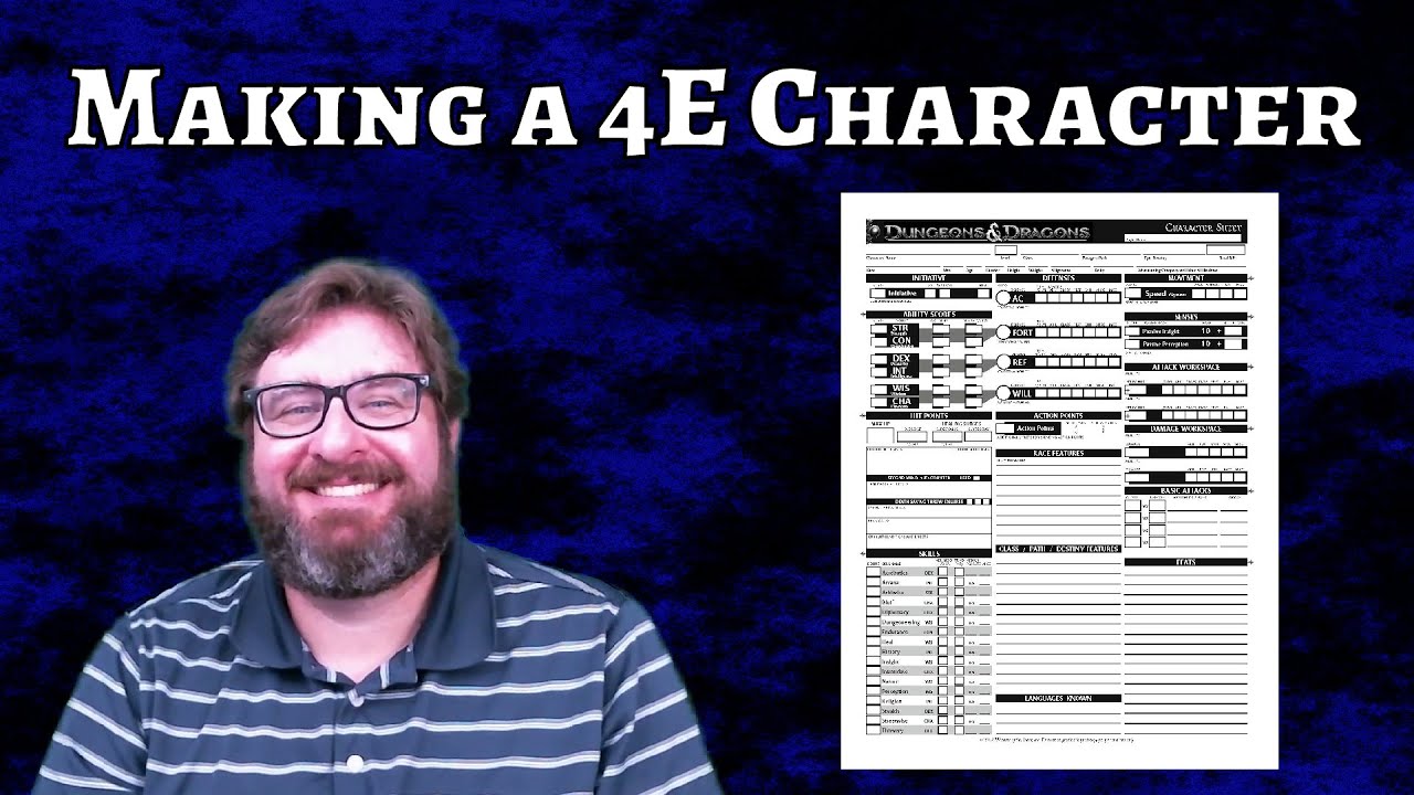 Learning D&D 4e | Character Creation