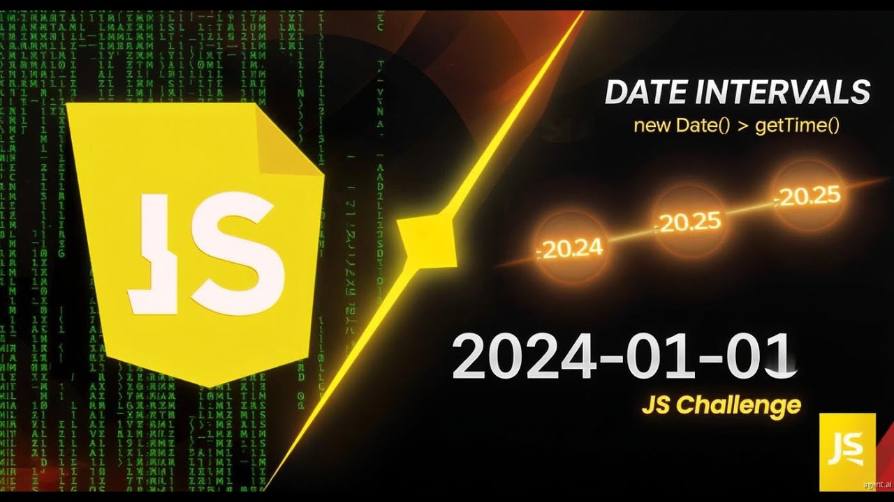 JavaScript Challenge: Calculating Date Intervals | Date Difference Project