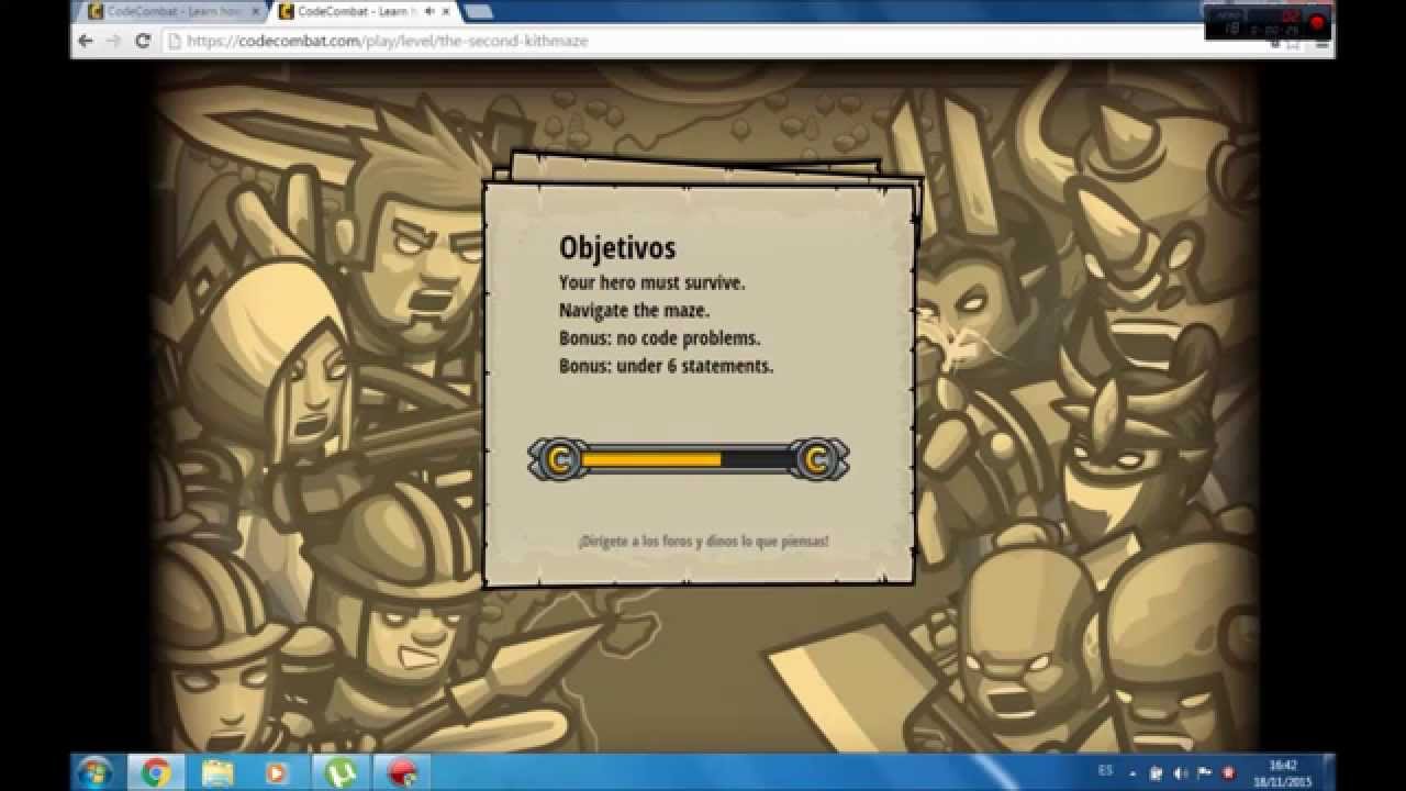 CodeCombat nivel 10º The Second Kihtmaze