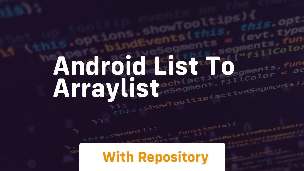 android list to arraylist