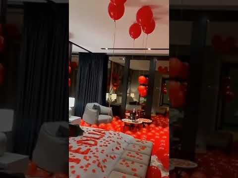 Most romantic proposal room set up | perfect intimate night decor | surprise world NG | lagos