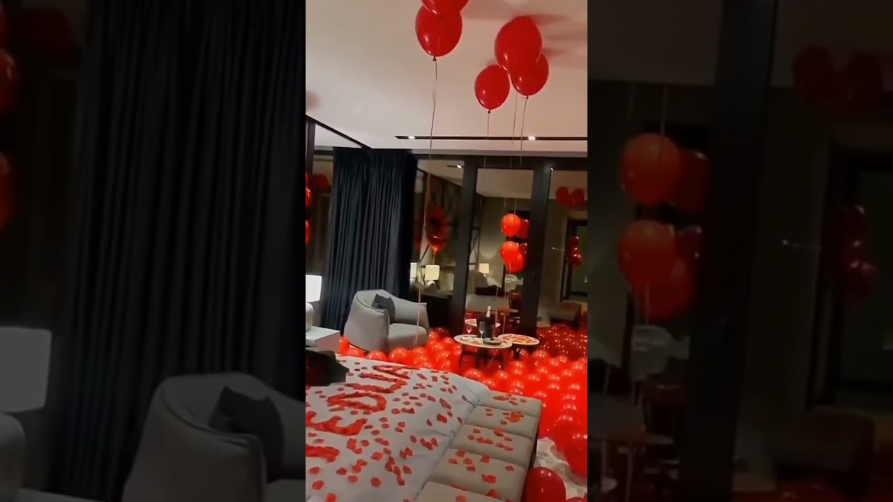 Most romantic proposal room set up | perfect intimate night decor | surprise world NG | lagos