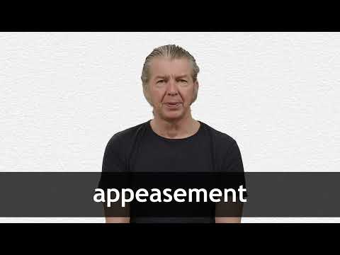 APPEASEMENT definition and meaning | Collins English Dictionary