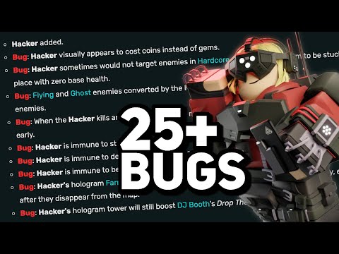 All 25+ Hacker Tower Bugs | Roblox TDS | Tower Defense Simulator
