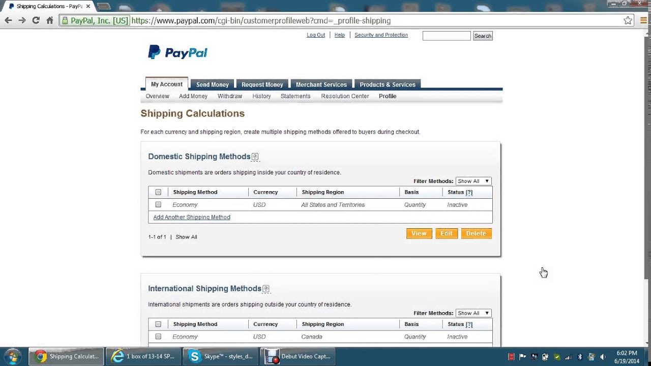 Updated Shipping Instructions