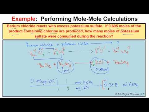 How to Perform Mole-Mole Stoichiometry