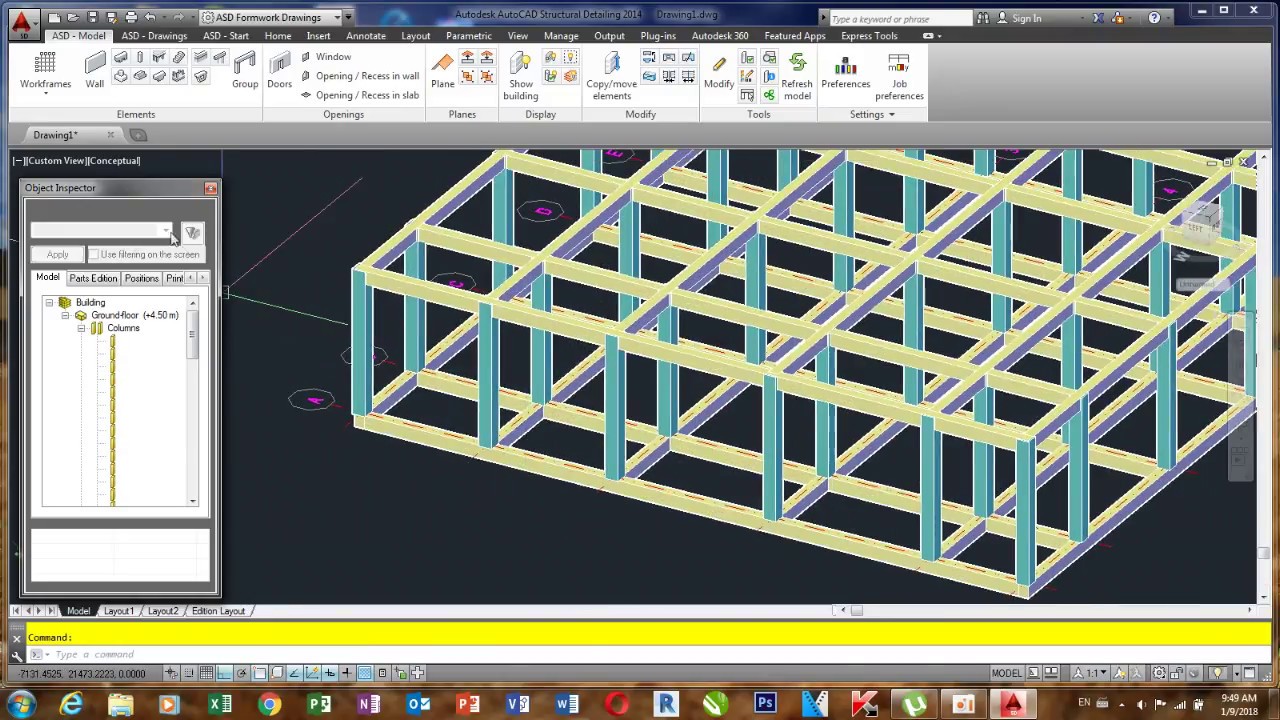 learning (ASD) AutoCad Structural Detailing-Formwork ASD.
