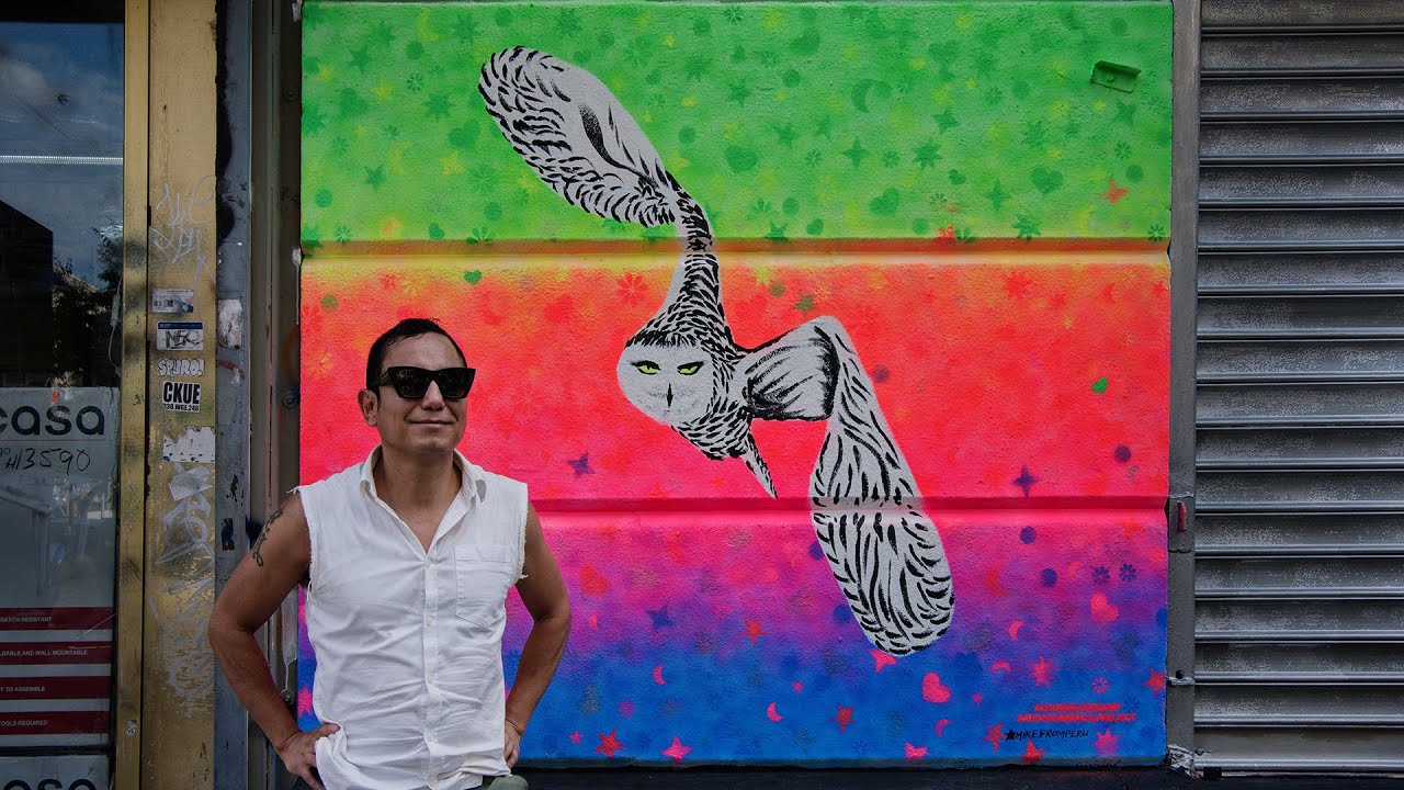 Audubon Mural Project: Snowy Owl by Mike Fernandez