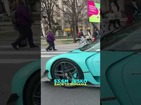 Andrew Tate $3.6M KOENIGSEGG JESKO test drive π±
