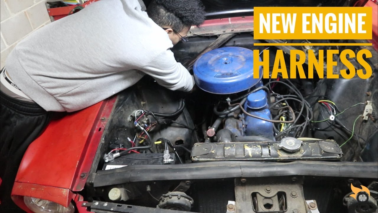 1966 mustang engine gauge harness