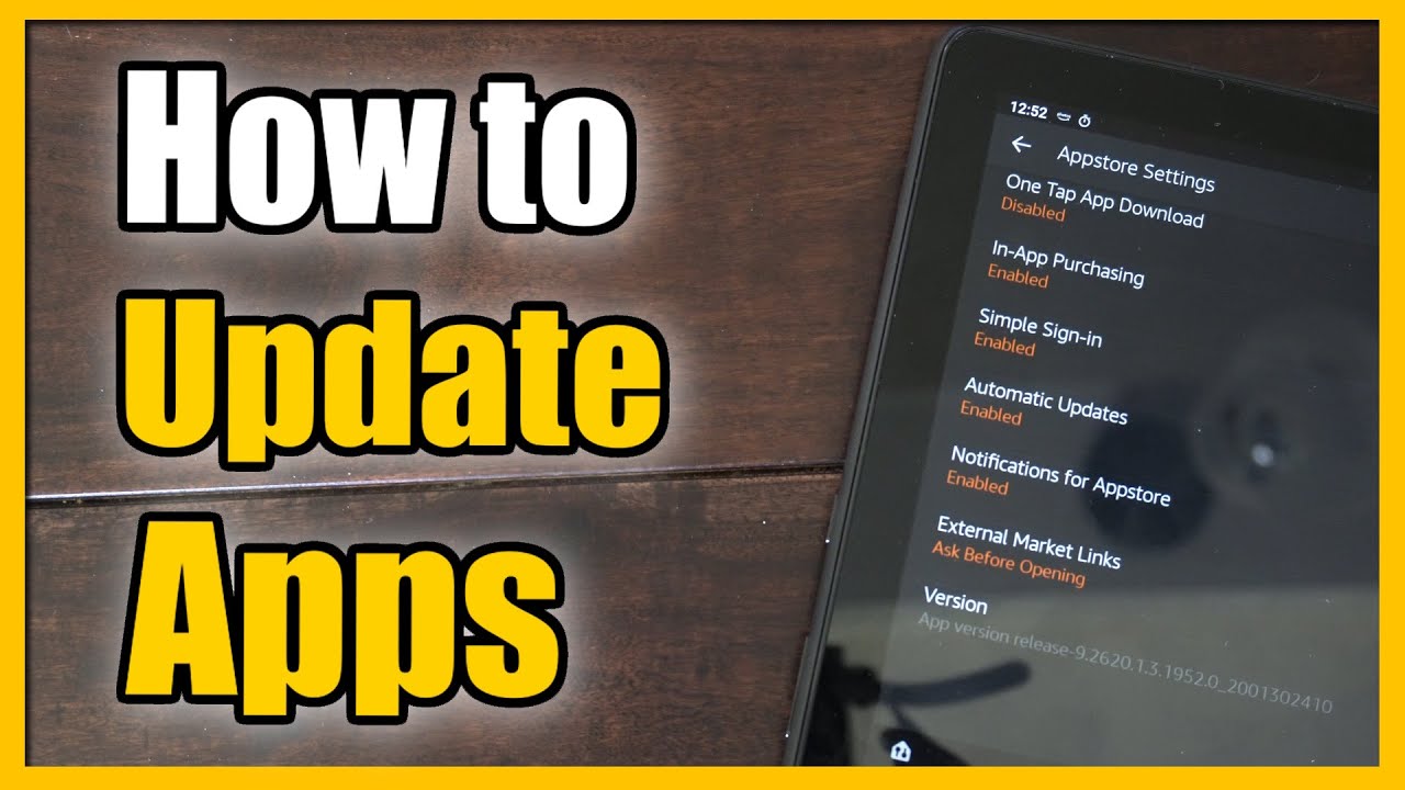 How to Update Apps & Auto Update on FIRE HD 10 Tablet (Fast Method)