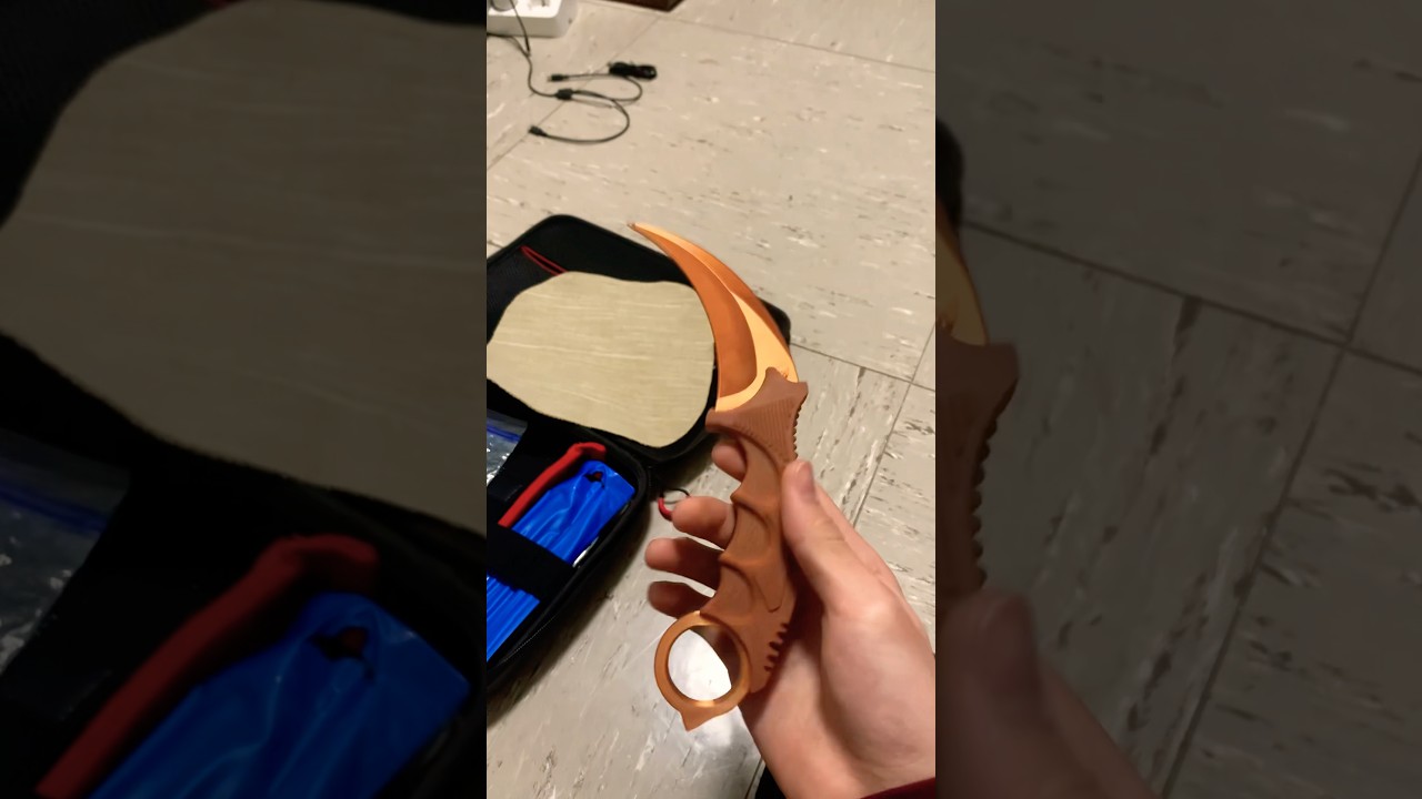 Copper Karambit! 3D printed! #3dprinting