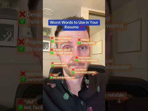 WORST Words to Use in Your Resume 🚫 | Avoid These Resume Mistakes to Stand Out!