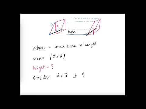 Volume of Parallelepiped - derive formula