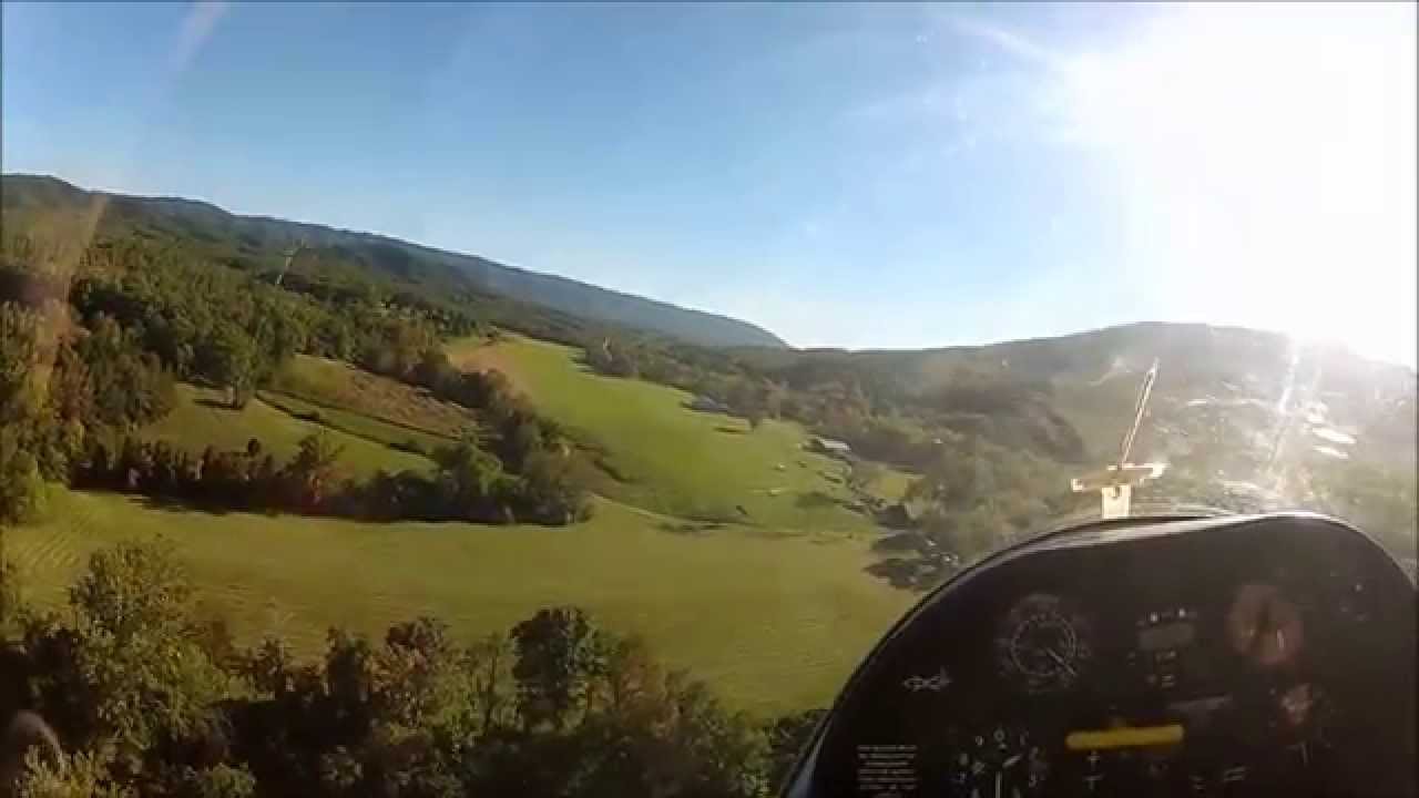 Glider Ride Over New Castle, VA