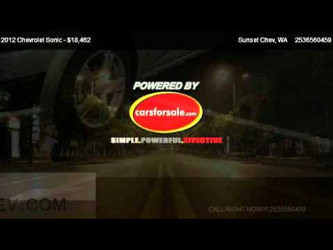 2012 Chevrolet Sonic LTZ - for sale in Sumner, WA 98031