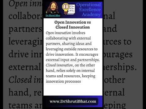 Open Innovation vs Closed Innovation | Difference between Open innovation vs Closed innovation
