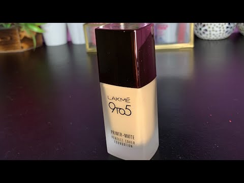 Lakme 9to5 Primer + Matte Perfect cover foundation /Best affordable foundation
