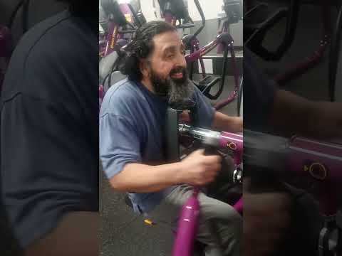 Seated Row Machine. (At Planet Fitness)