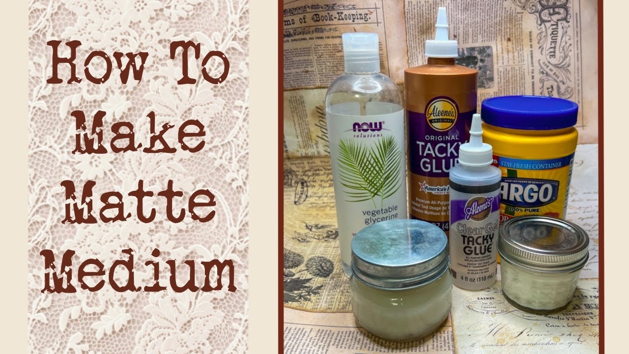 How To Make a Matte Medium | That’s Actually Matte!!