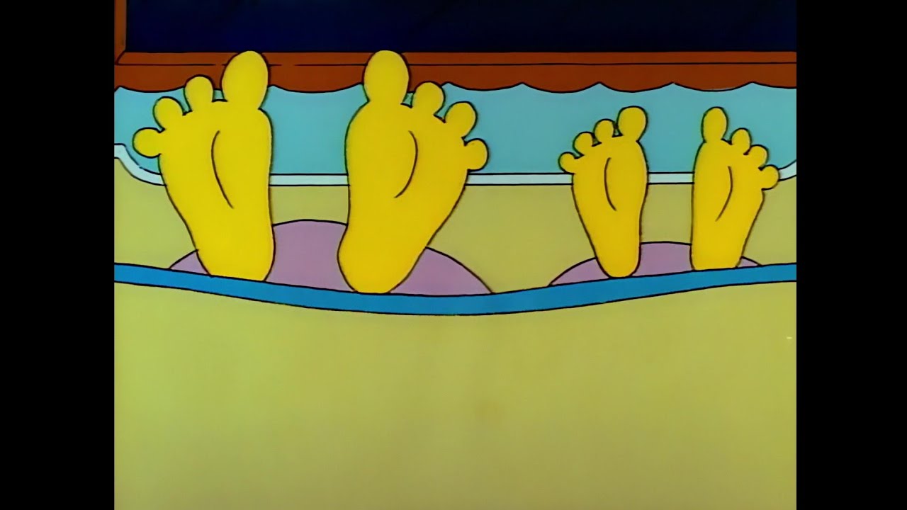 The Simpsons - Homer and Marge Simpson Feet