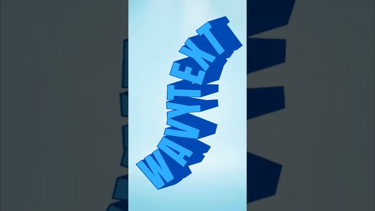 3D curve text made in Canva #typography #texteffect #canvatutorial