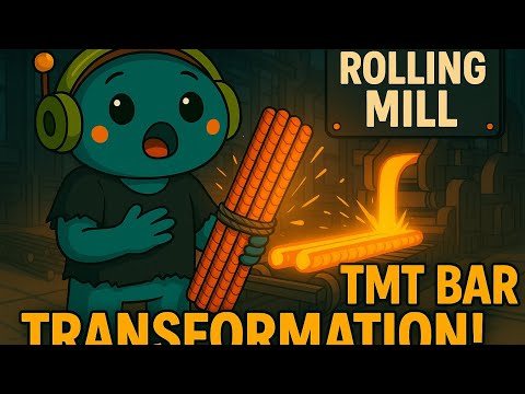 EP-12: Rolling Mill in Action 🔥 | How TMT Bars Are Made by Hand ! #steel #howitsmade