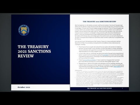 U.S. Department of the Treasury Releases Sanctions Review