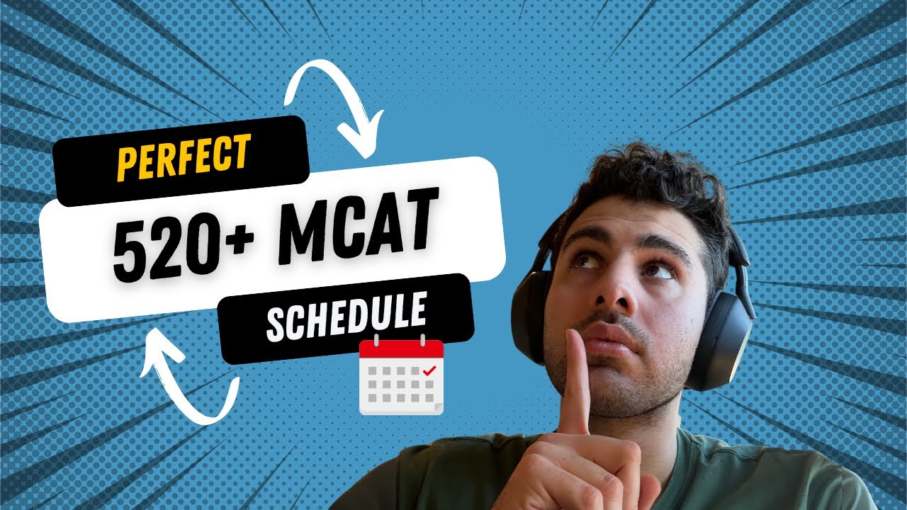 📚 MCAT Study Schedule (3-4 Months to 520+ Score!)