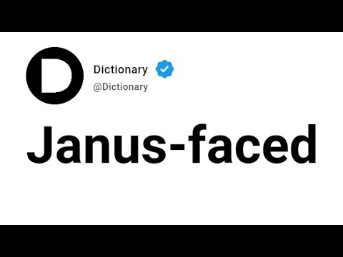 Janus-faced Meaning In English