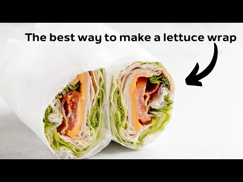 Make a LETTUCE WRAP That Doesn't FALL APART #shorts
