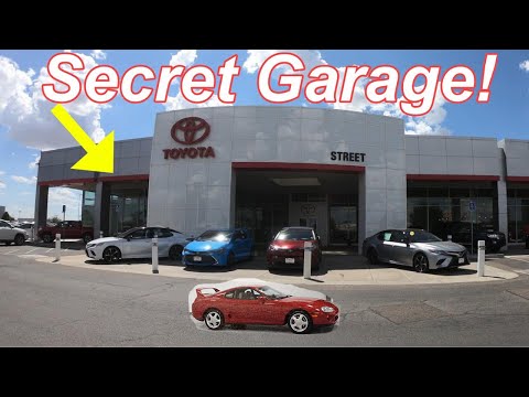 Rare Toyota Supra For Sale for $66,000 dollars! Hidden in Secret Garage at dealership!