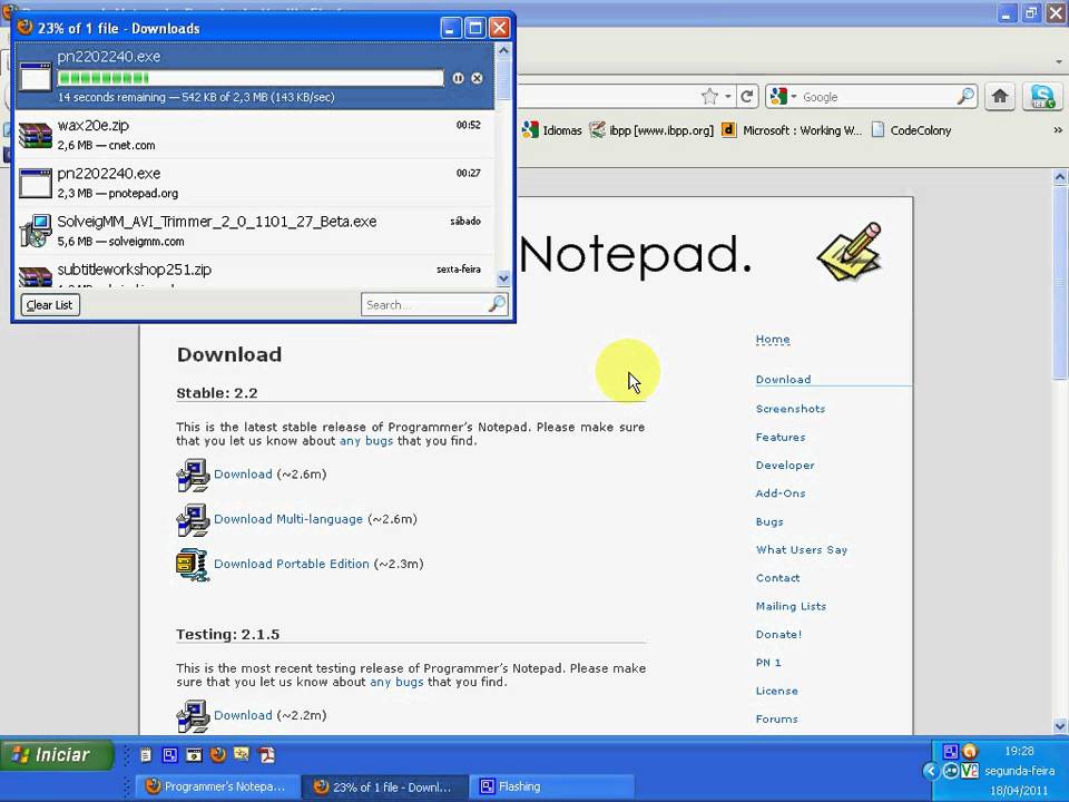 Programmer's Notepad Installing Tutorial